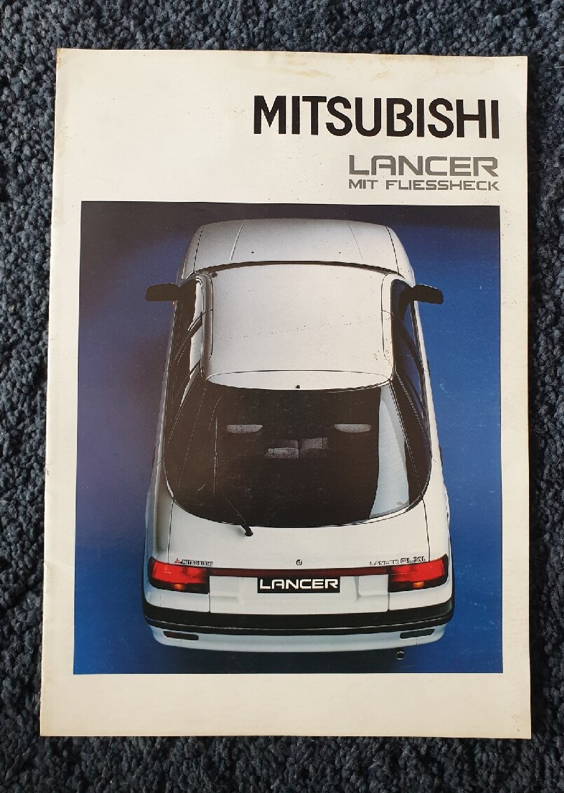 Prospekt MITSUBISHI LANCER Fliessheck 1989 | Oleśnica | Kup teraz na Allegro Lokalnie