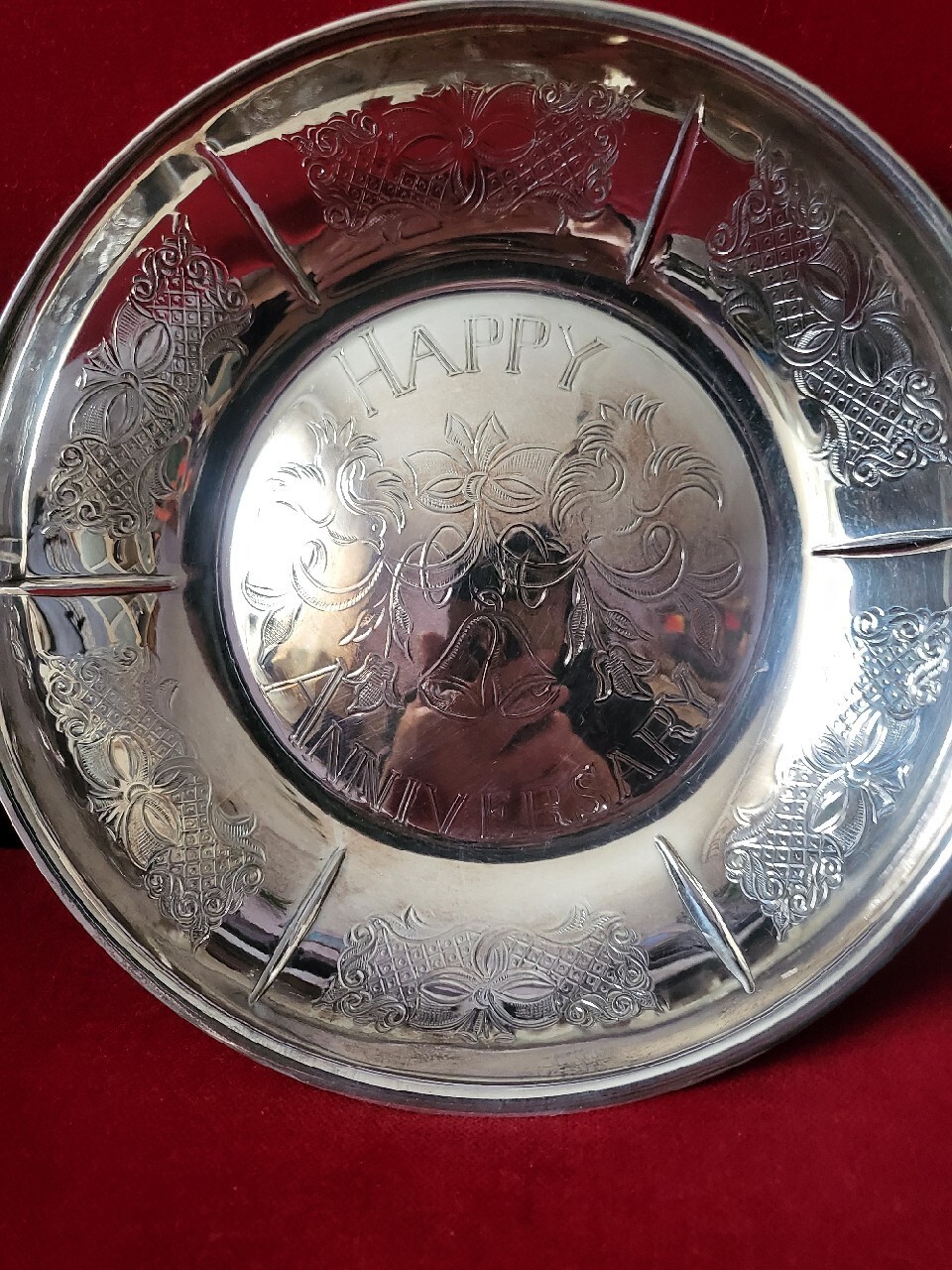 Patera SILVER PLATER Szczęśliwej Rocznicy Syg | Łódź | Kup teraz na ...