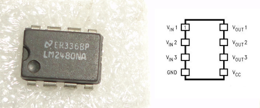 Układ scalony LM2480NA DIP8 80V TRIPLE BIAS CLAMP | Cięcina | Kup teraz na Allegro Lokalnie