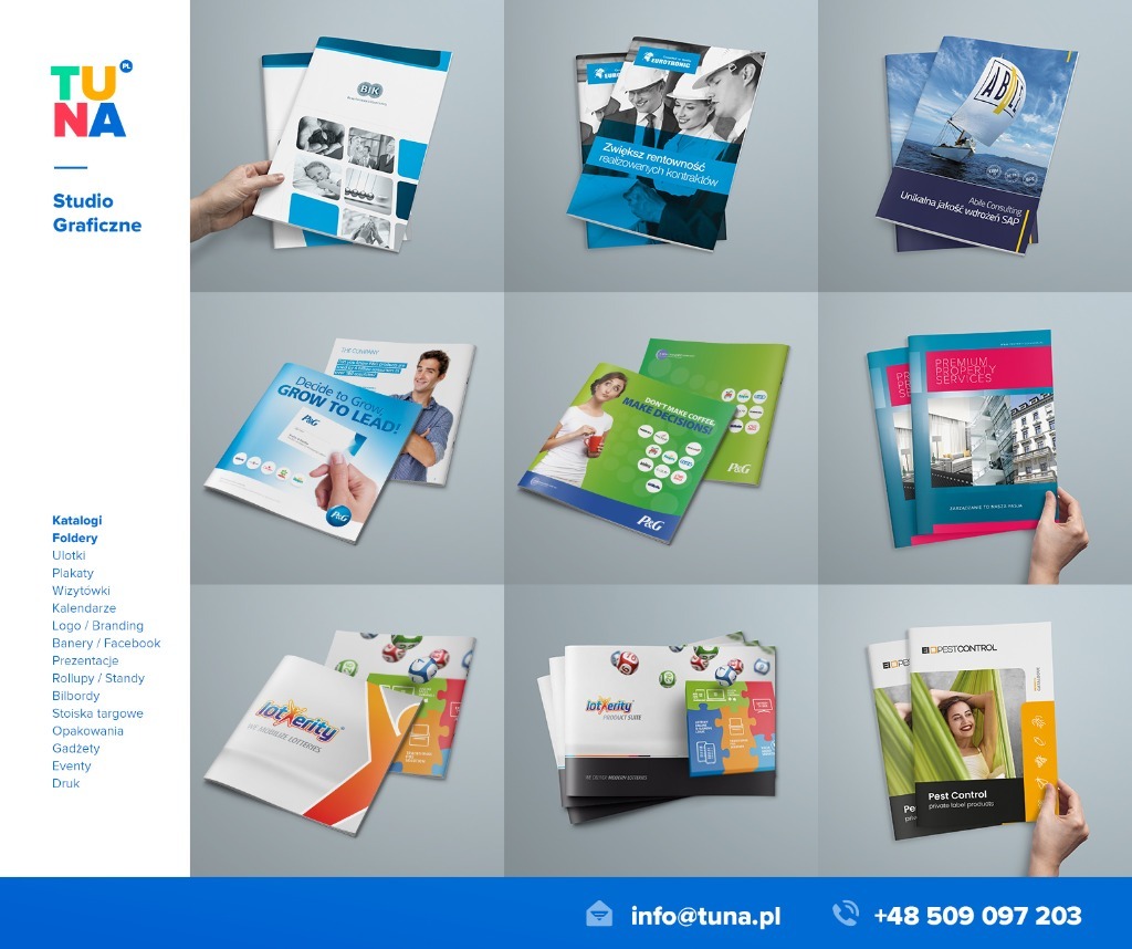 Ulotka folder katalog reklamowy teczka plakat | Warszawa | Ogłoszenie ...