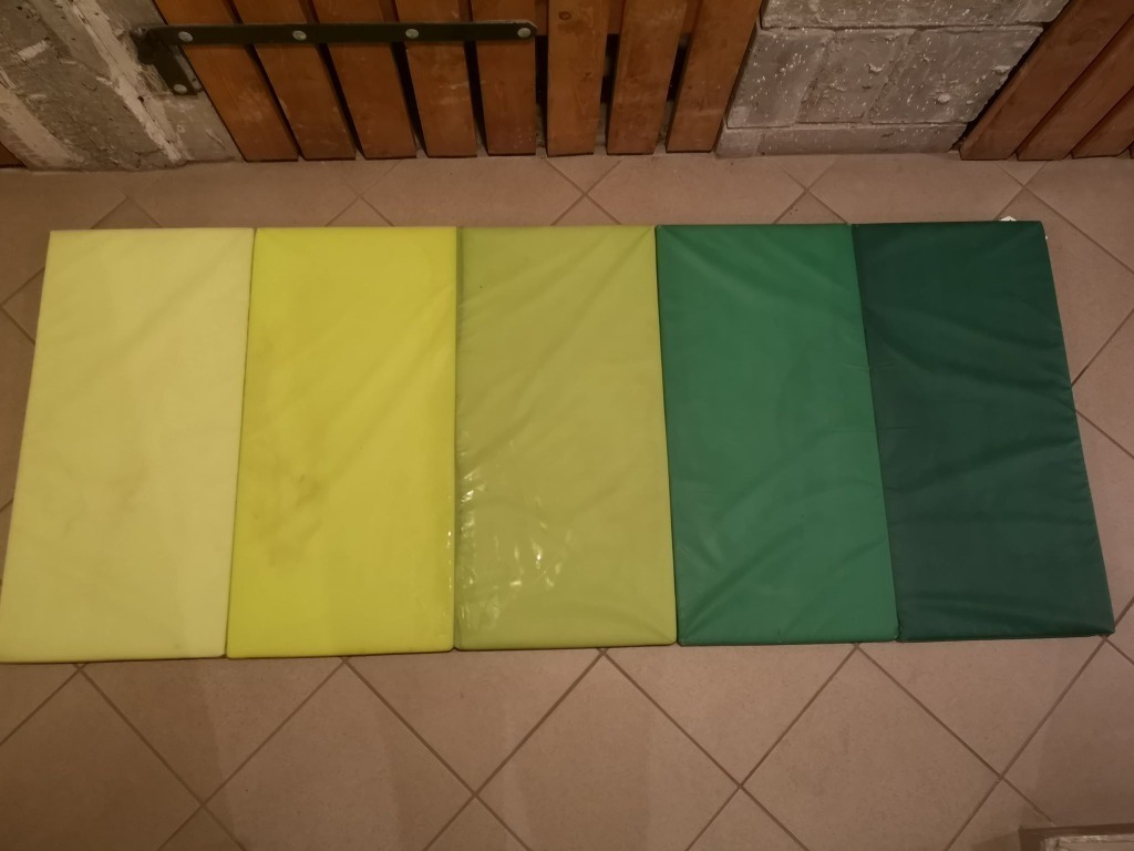 Składana mata gimnastyczna, zielona IKEA PLUFSIG | Gdańsk | Licytacja ...