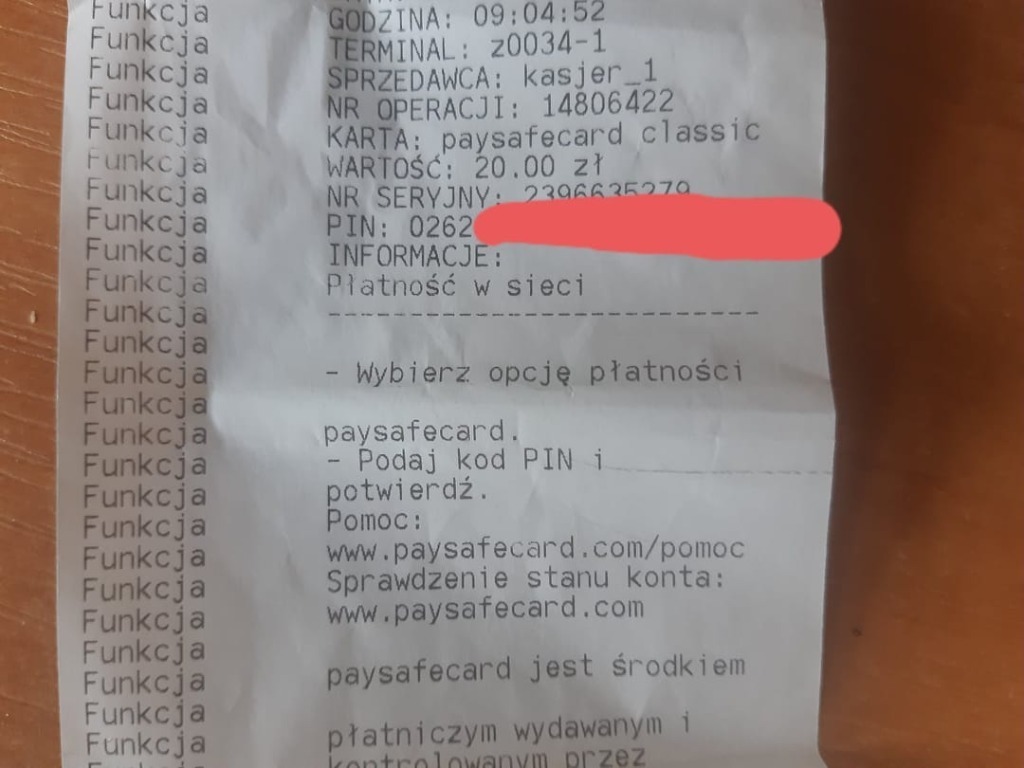 Kod PSC 20 PLN | Ostrzeszów | Kup teraz na Allegro Lokalnie