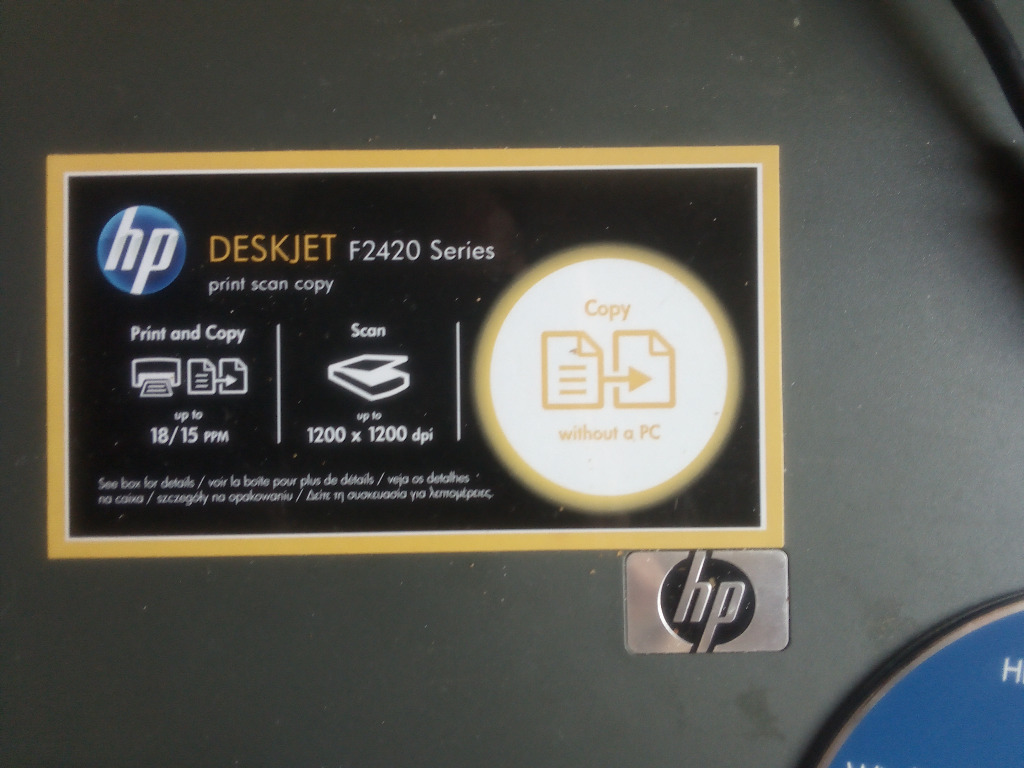 Drukarka skaner HP Dest F2420 Series | Ostrów Mazowiecka | Kup teraz na ...