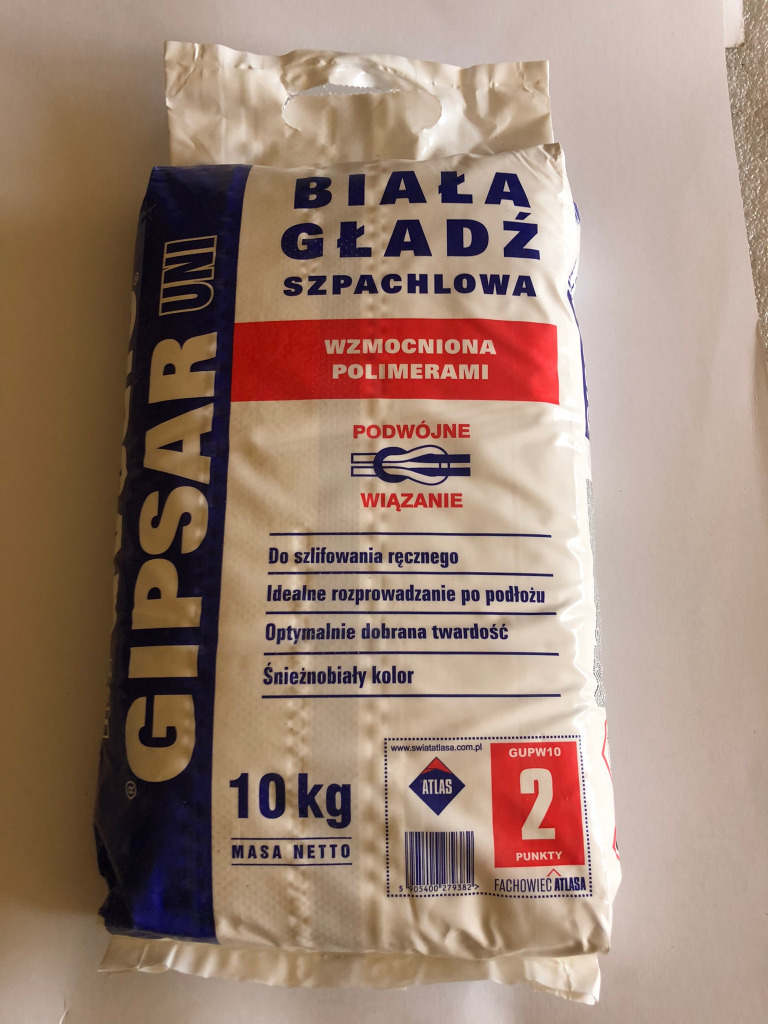 Atlas Gładź szpachlowa Gipsar Uni 10 kg | Bytom | Ogłoszenie na Allegro ...