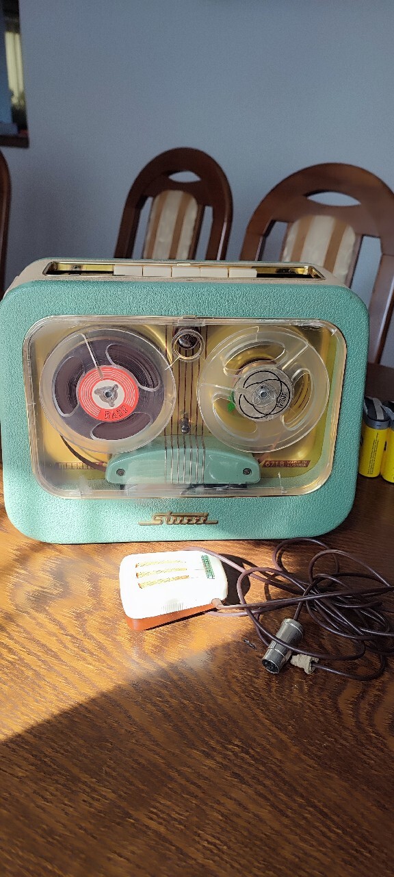 Stuzzi 773B magnetofon szpulowy reporterski lata 50 | Korczyna | Kup ...