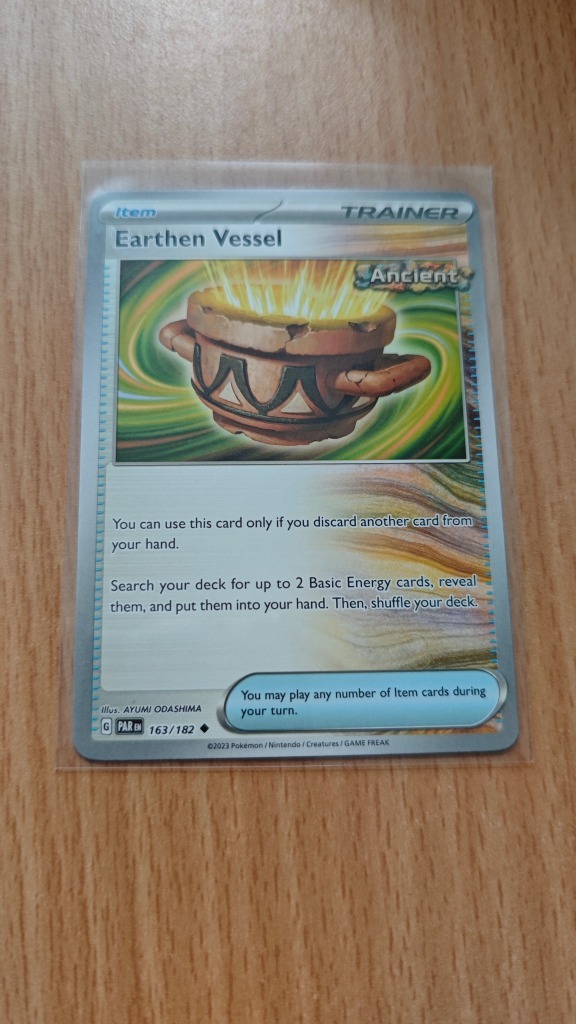 Pokemon karta Earthen Vessel 163/182 Paradox Rift Uncommon | Radom ...