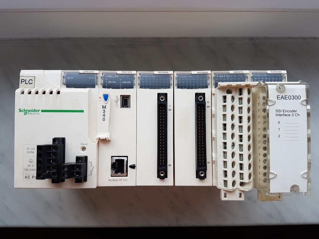 Schneider electric Modicon M340 PLC | Łupków | Licytacja na Allegro ...