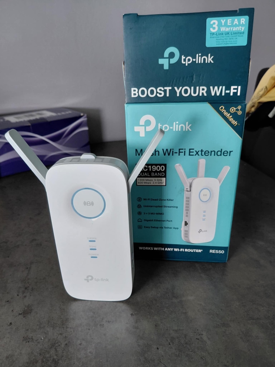 TP Link AC1900 WiFi Mesh Extender RE550 wzmacniacz sygnału WiFi | Łódź ...