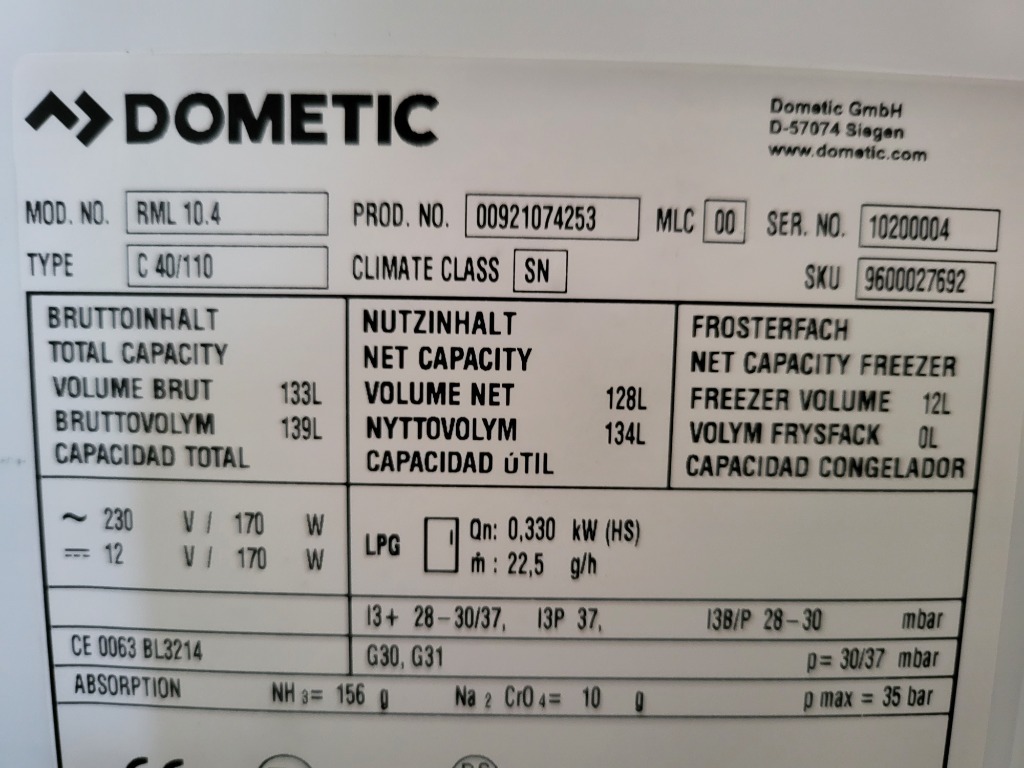 Panel sterowania lodówka Dometic RML 10.4 Nowy | Karpacz | Kup teraz na ...