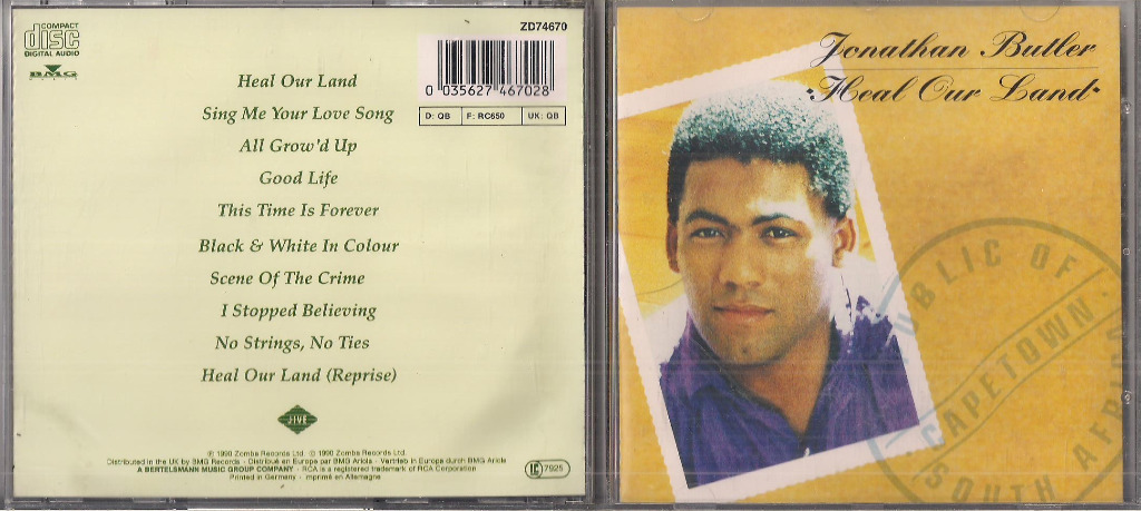 JONATHAN BUTLER - Heal Our Land | olsztyn | Kup teraz na Allegro Lokalnie