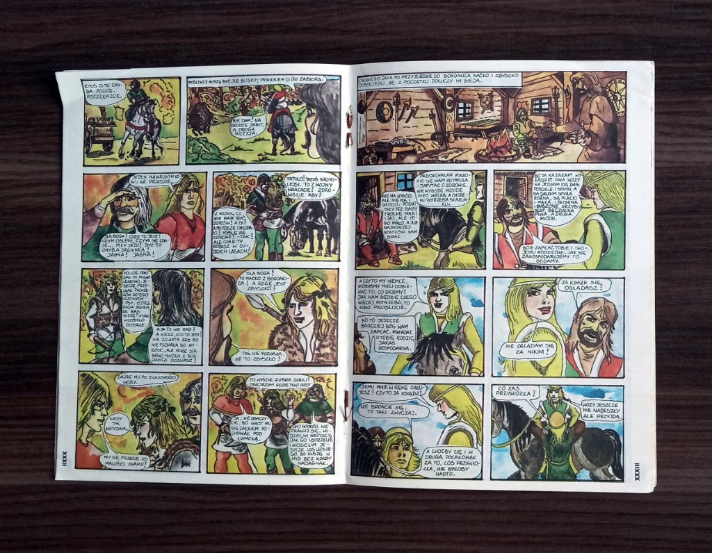 KRZYZACY 1-4 / AS komiks unikat 1989 1990 | Boguszów-Gorce | Kup teraz ...