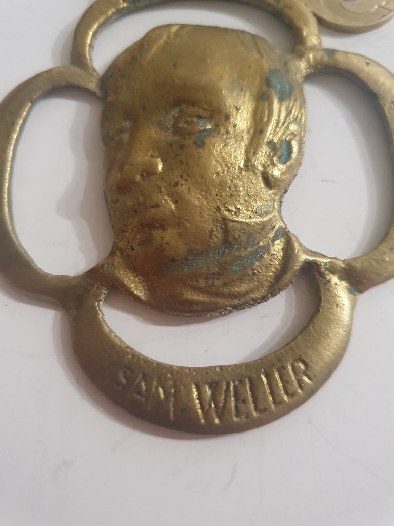Sam Weller ozdoba vintage zabytkowa mosiadz | Trzcianka | Kup teraz na ...