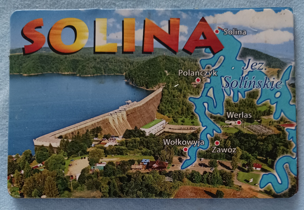 Magnes na lodówkę z Solina tama 90x60 | Ruda Śląska | Kup teraz na ...