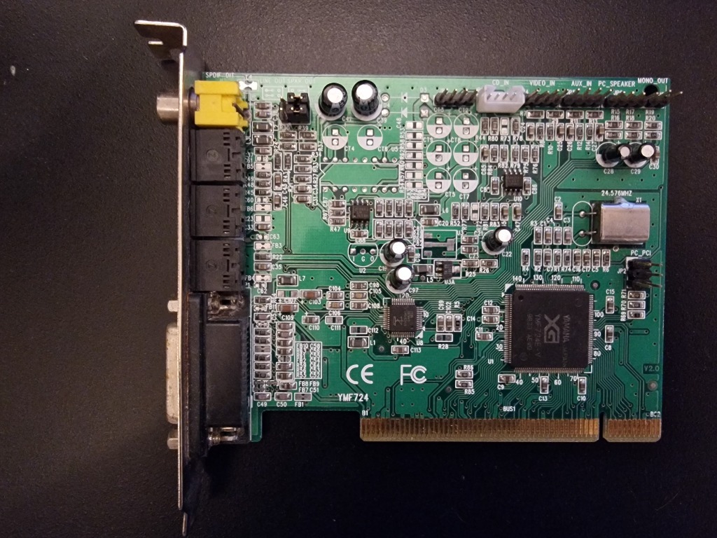Karta dźwiękowa PCI na Yamaha YMF724 | Warszawa | Kup teraz na Allegro ...