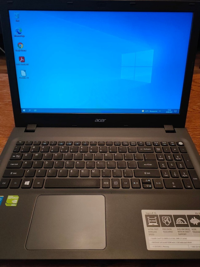 Laptop Acer ASPIRE E15 E5-573G Intel Core i3 8GB | Tarnowskie Góry ...