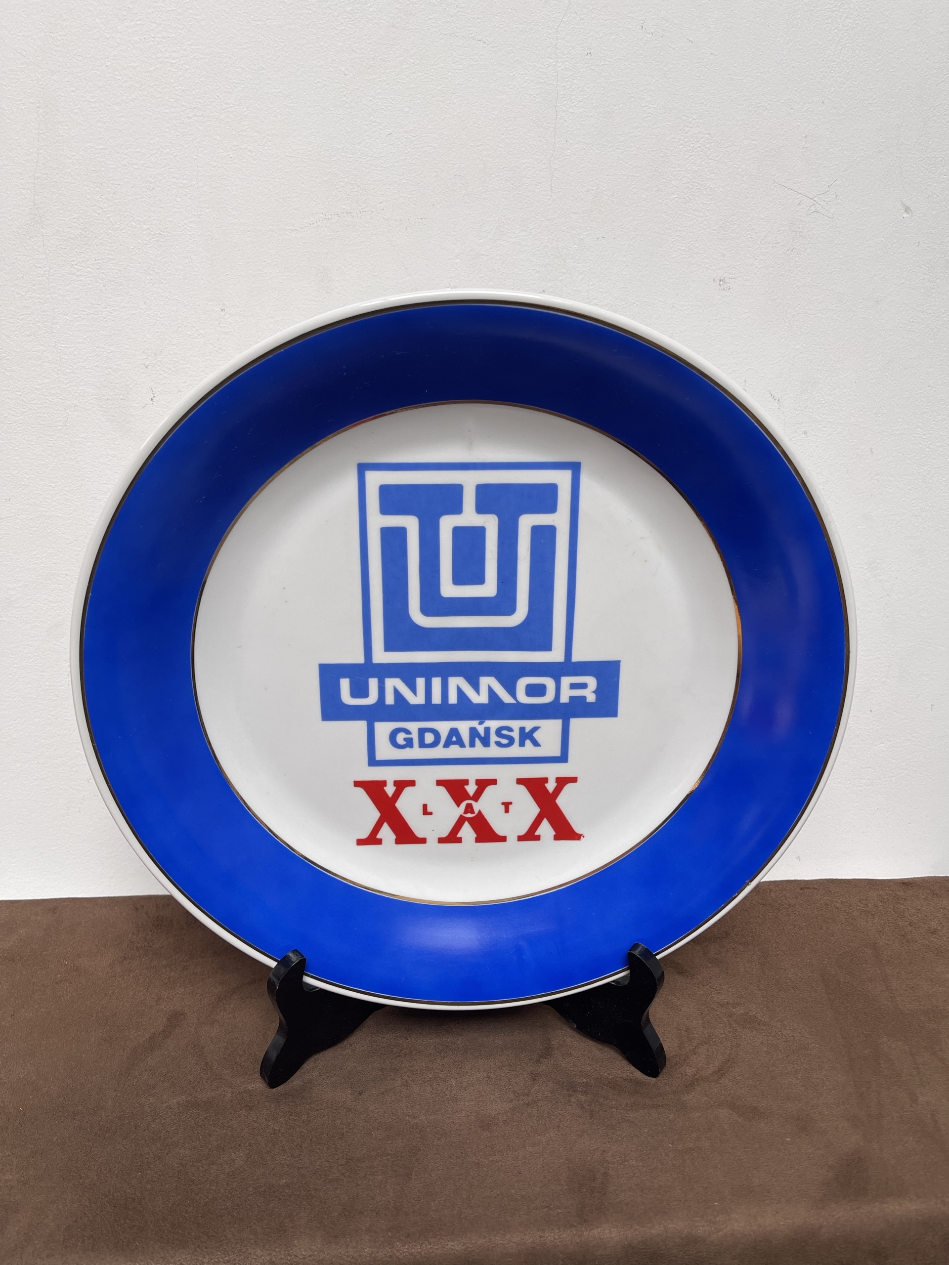 Unitra Gdańsk Unimor Talerz Reklamowy z Logo Prl | Warszawa ...