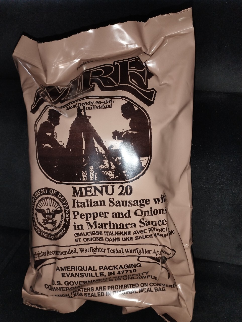 Racje żywnościowe amerykańskie MRE MENU 20 | Bolesławiec | Kup teraz na ...