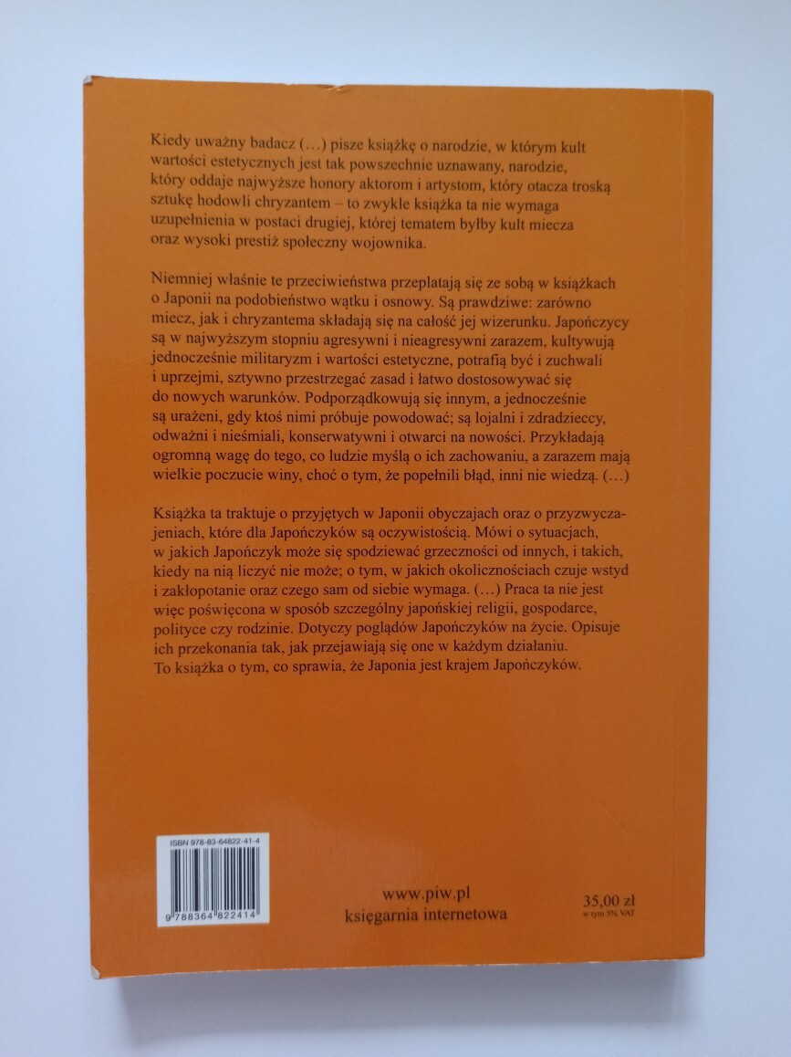 Ruth Benedict Chryzantema i miecz | Warszawa | Kup teraz na Allegro ... Ruth Benedict Chryzantema i miecz | Warszawa | Kup teraz na Allegro ...