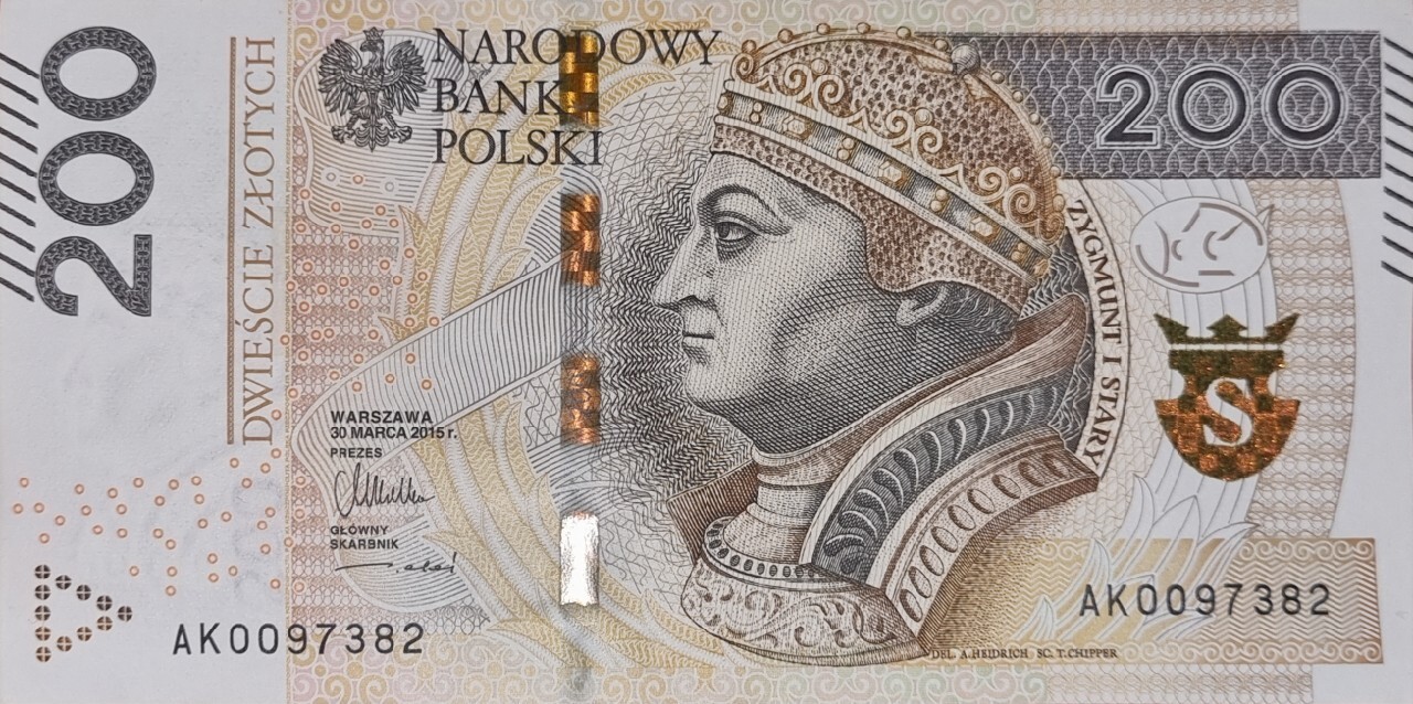 Banknot 200 złotych seria AK0097382 | Zgorzelec | Licytacja na Allegro ...