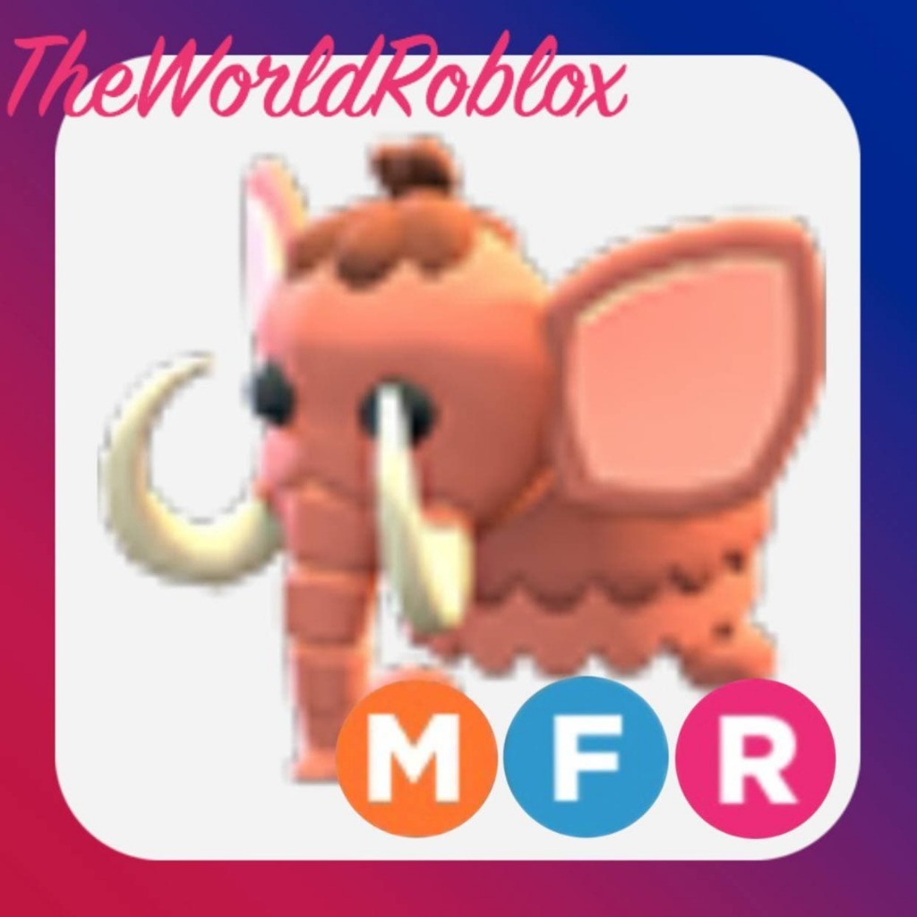 Roblox Adopt Me Woolly Mammoth MFR | Warszawa | Kup teraz na Allegro ...