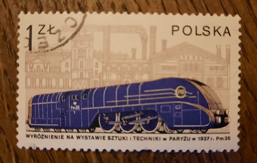 Fabryka Lokomotywa FABLOK Chrzanów PKP parowóz Pm36 wystawa Paryż 1937 ...