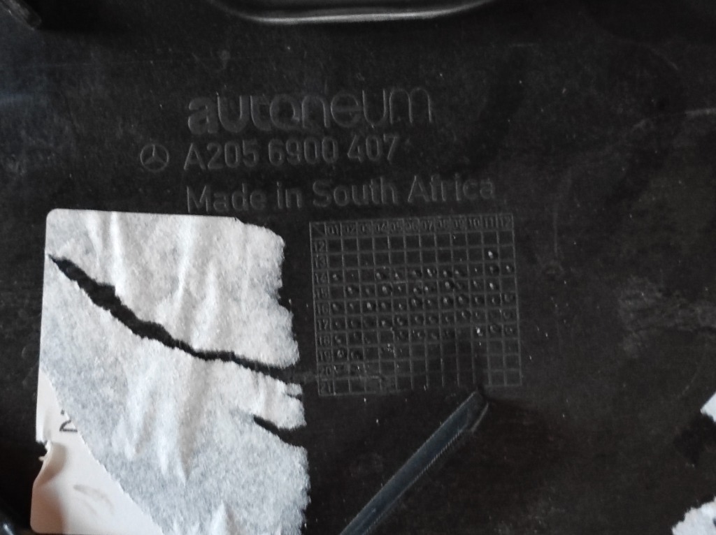 MERCEDES C W205 płyta osłona podwozia A2056900407 | Lwówek Śląski | Kup ...