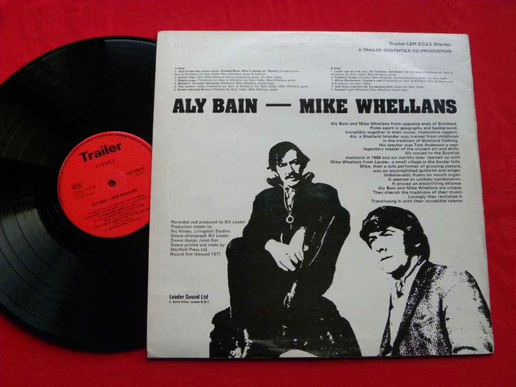 ALY BAIN - MIKE WHELLANS s/t LP UK Trailer 1971 NM | Janów Lubelski | Kup teraz na Allegro Lokalnie