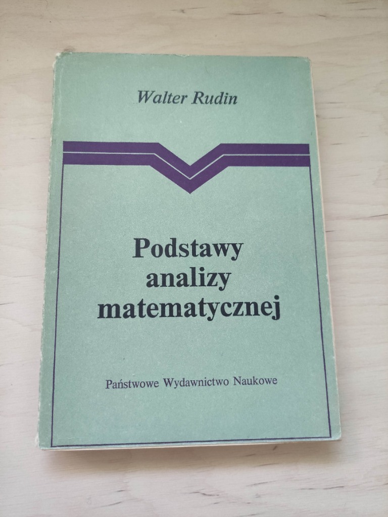 Walter Rudin - Podstawy Analizy Matematycznej | Warszawa | Kup teraz na ...