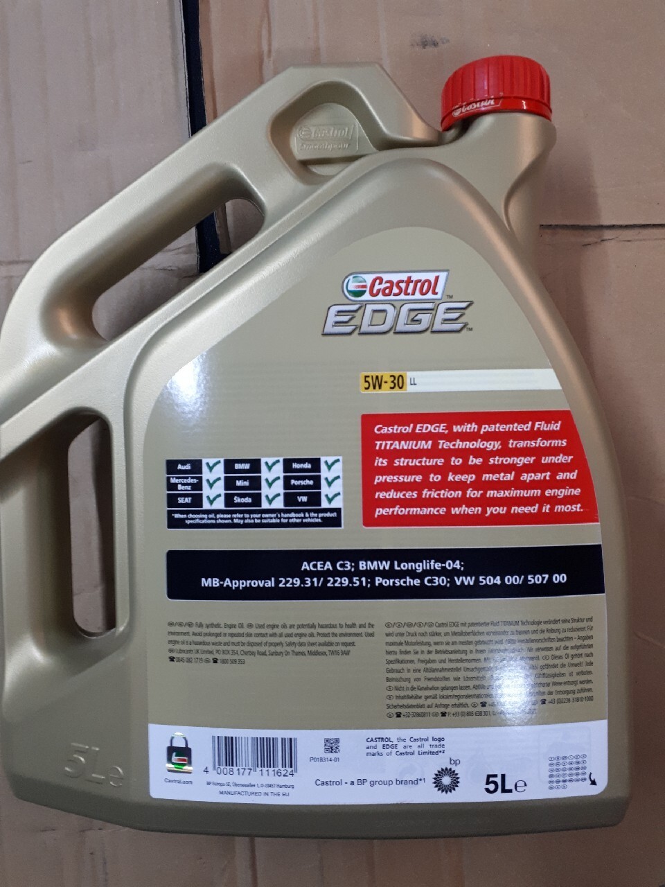 Castrol Edge 5w30 LL 5 litrów | Kędzierzyn-Koźle | Kup teraz na Allegro ...