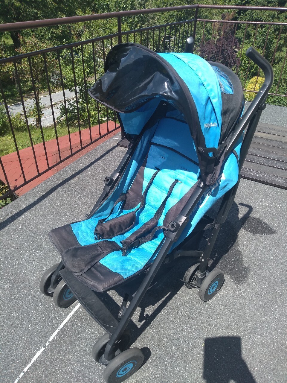 Wózek spacerowy Molly Mally Meteor typu parasolka niebieski | Szczecin ...