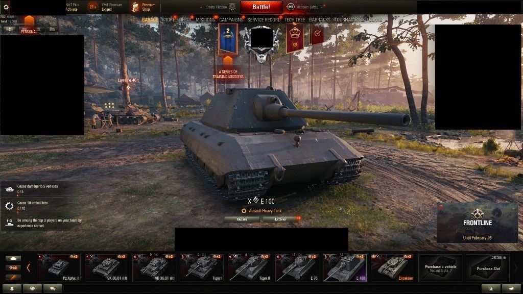 Konto World of Tanks wot X TIER E100 | Kraków | Kup teraz na Allegro ...