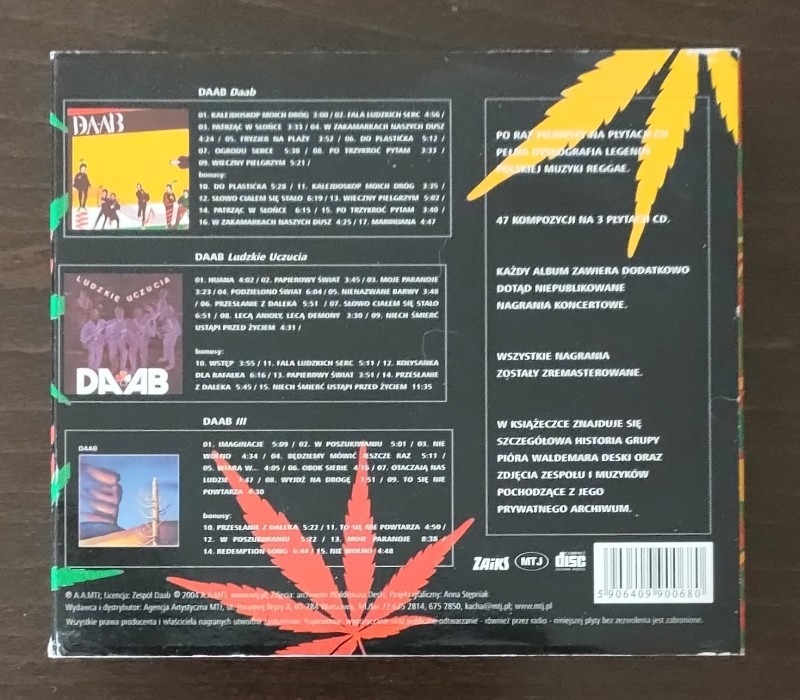 DAAB - DAAB, III, Ludzkie uczucia (3 x CD) | Oława | Kup teraz na ...