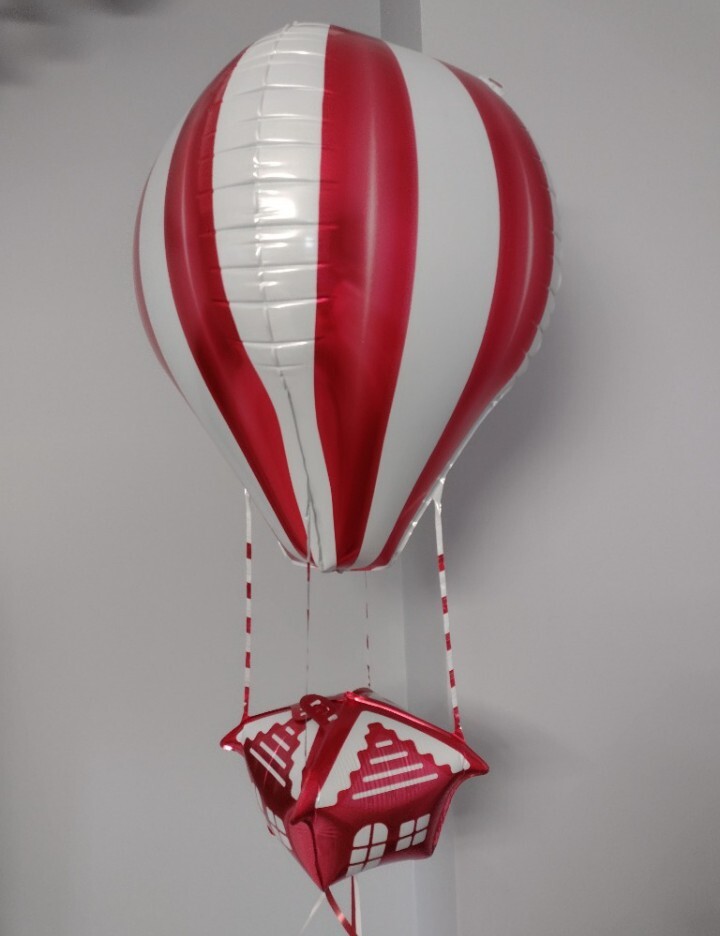 Balon z koszem na hel foliowy domek latający | Ostrzeszów | Kup teraz ...