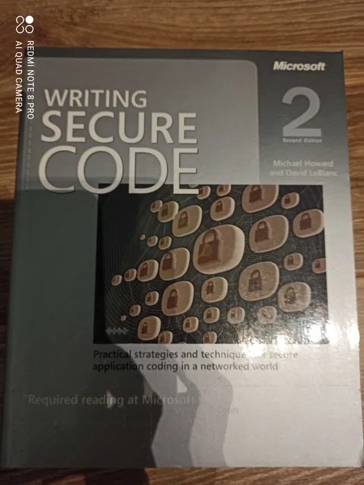 Writing Secure Code, Second Edition | Częstochowa | Kup teraz na ... Writing Secure Code, Second Edition | Częstochowa | Kup teraz na ...