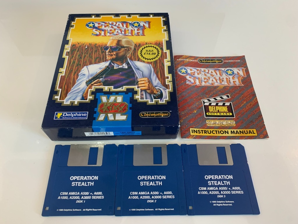 Operation Stealth Kixx XL Amiga Dyskietka 3 5” Kom | Biala Podlaska ...