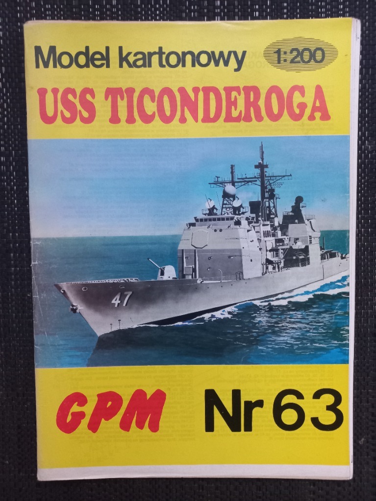 GPM 63 Krążownik rakietowy USS Ticonderoga | Jabłoń Kościelna | Licytacja na Allegro Lokalnie