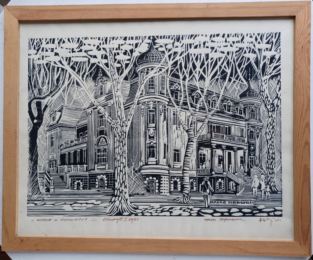 Linoryt "Muzeum w Sosnowcu".Tadeusz Drążkiewicz | Bielsko-Biała ...