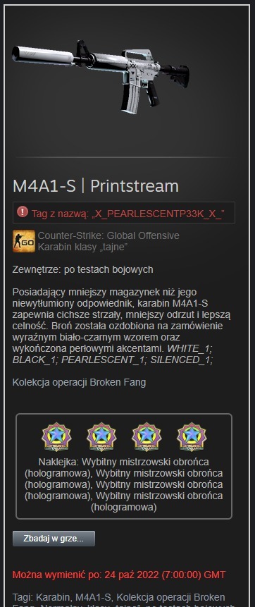 M4A1-S Printstream cs go skin | Gliwice | Kup teraz na Allegro Lokalnie