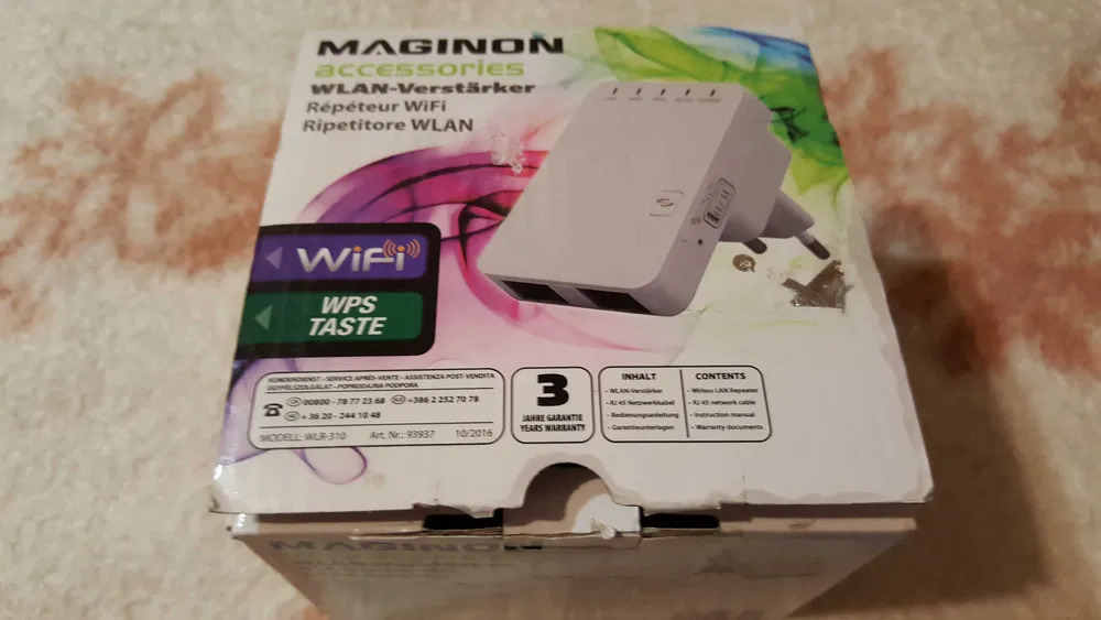 Maginon Wzmacniacz z Routerem Wi-Fi AA34/15B | WITNICA | Kup teraz na ...
