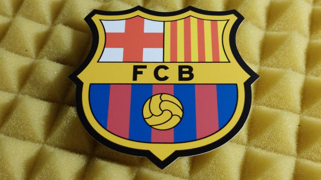 FCB FC BARCELONA NAKLEJKA STICKER | Poznań | Kup teraz na Allegro Lokalnie
