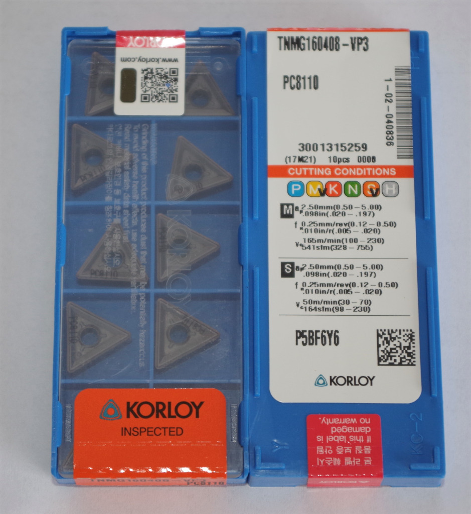 Płytka TNMG 160408 VP3 PC8110 Korloy | Różanka | Kup teraz na Allegro Lokalnie