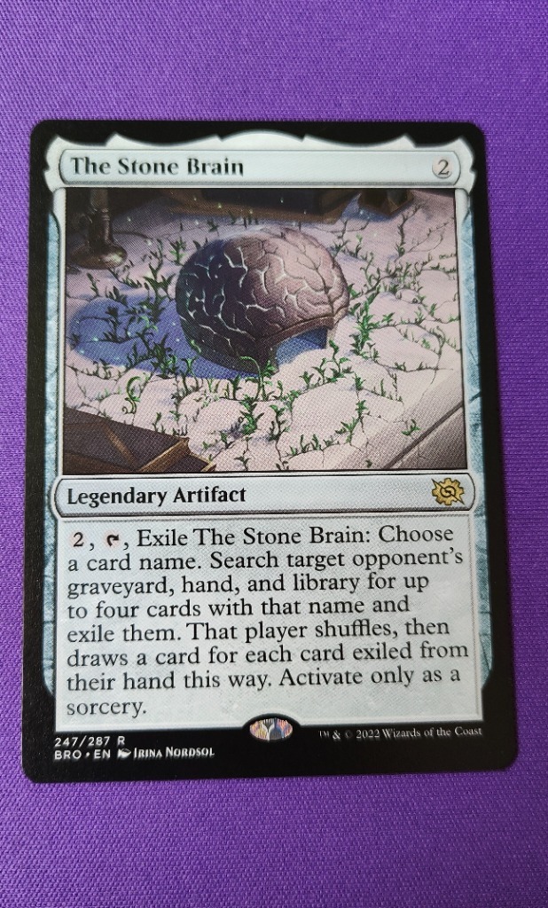 Karta MTG: The Stone Brain | Zawiercie | Kup teraz na Allegro Lokalnie