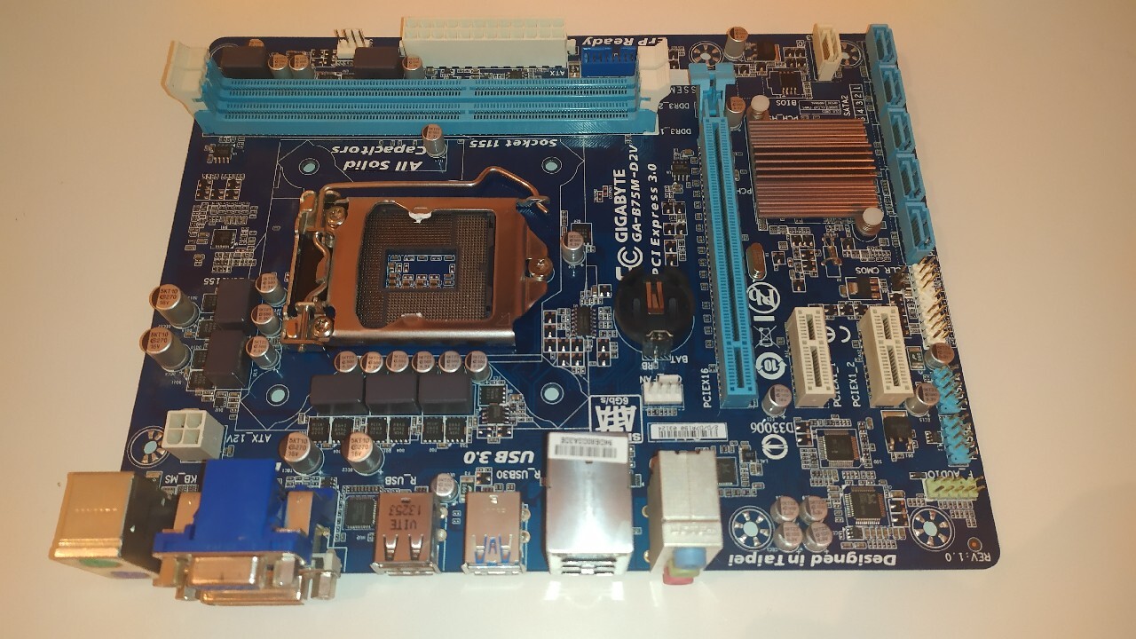Płyta główna GIGABYTE GA-B75M-D2V USZKODZONA BIOS | Elbląg | Kup teraz ...