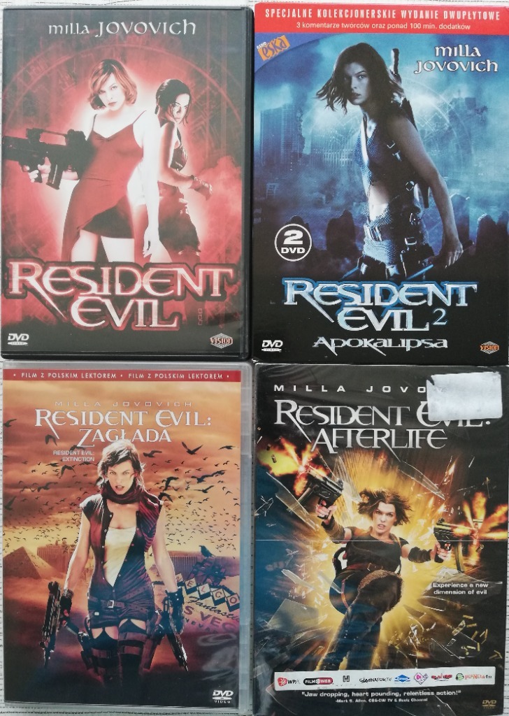 Resident Evil 4 x DVD, Mila Jovovich | Łódź | Kup teraz na Allegro Lokalnie