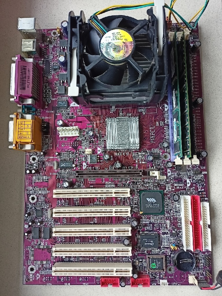 Płyta główna Jetway P4XFCU + procesor+ ram+grafika | Chmielnik | Kup ...