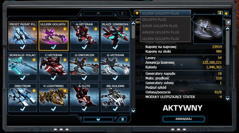 Darkorbit 24LV GE1 1.3mln uri Pusat I Goliath PLUS | Warszawa | Kup teraz na Allegro Lokalnie