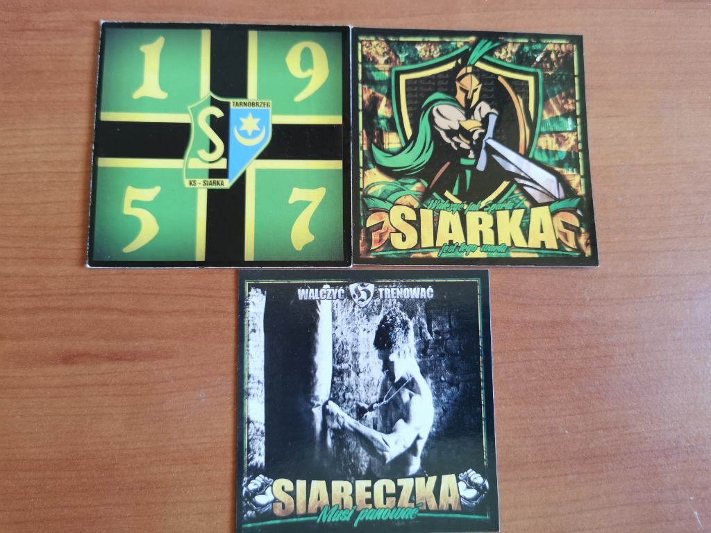 Vlepki Siarka Tarnobrzeg #3 | Kraków | Licytacja na Allegro Lokalnie