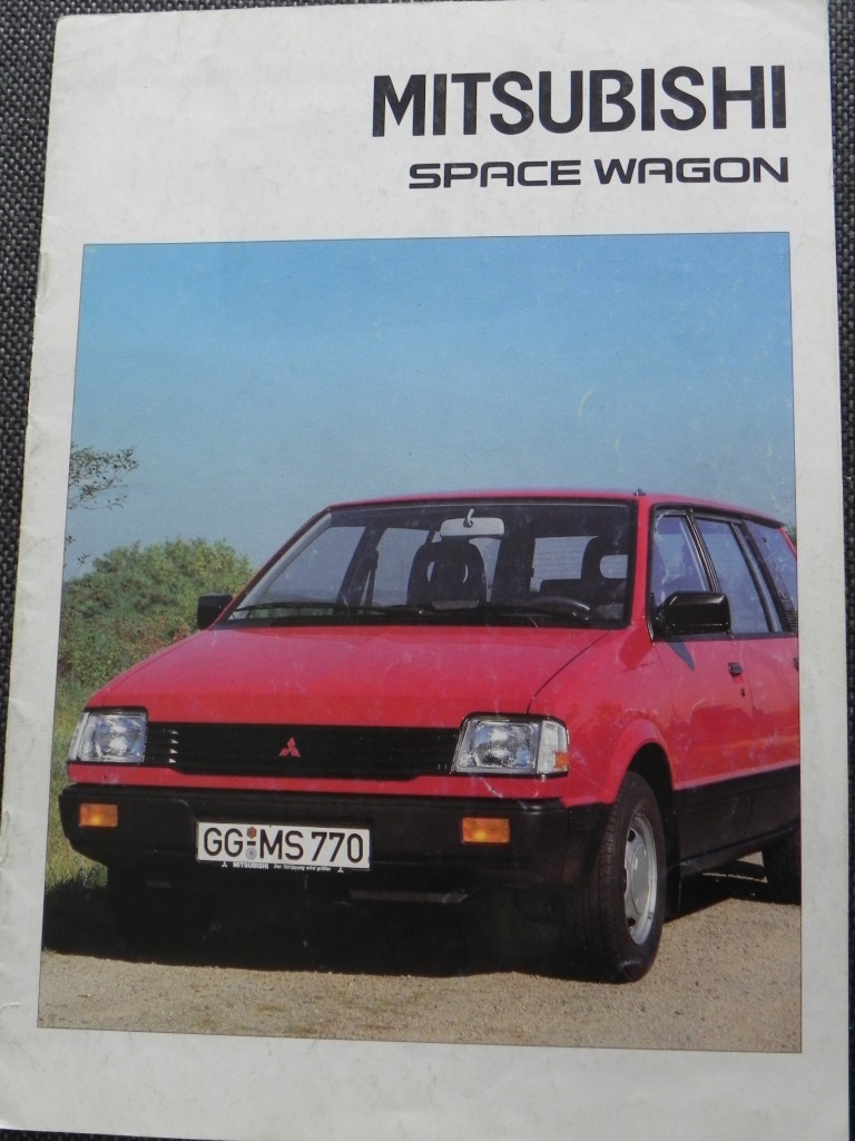 Prospekt Mitsubishi space wagon 1990 | Radom | Kup teraz na Allegro Lokalnie