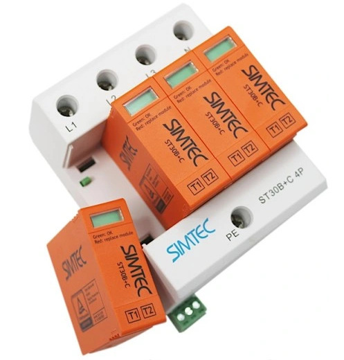 SIMTEC Ogranicznik przepięć B+C 4P 30kA 85201010 | Góra Kalwaria | Kup teraz na Allegro Lokalnie