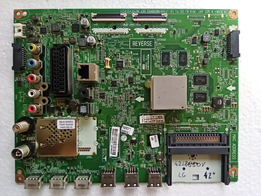 PŁYTA GŁÓWNA z tv LG 42LB650V, EAX65384004(1.5) | Myślenice | Kup teraz na Allegro Lokalnie